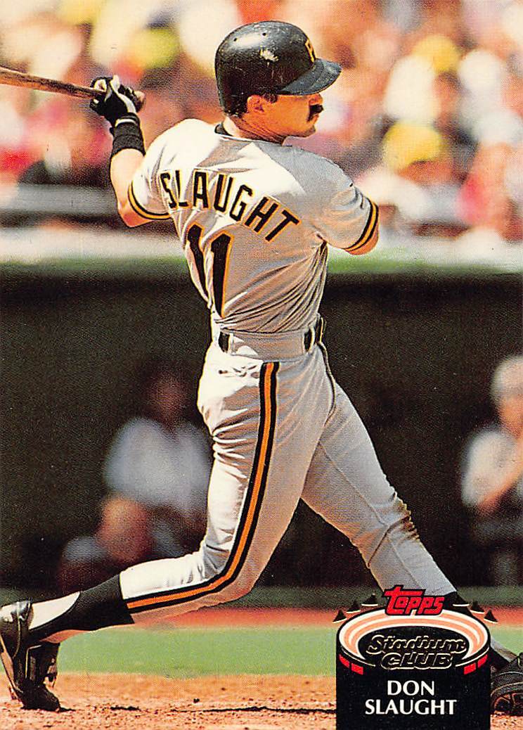 Don Slaught 1992 Stadium Club 545a Pittsburgh Pirates BASEBALL Card | eBay