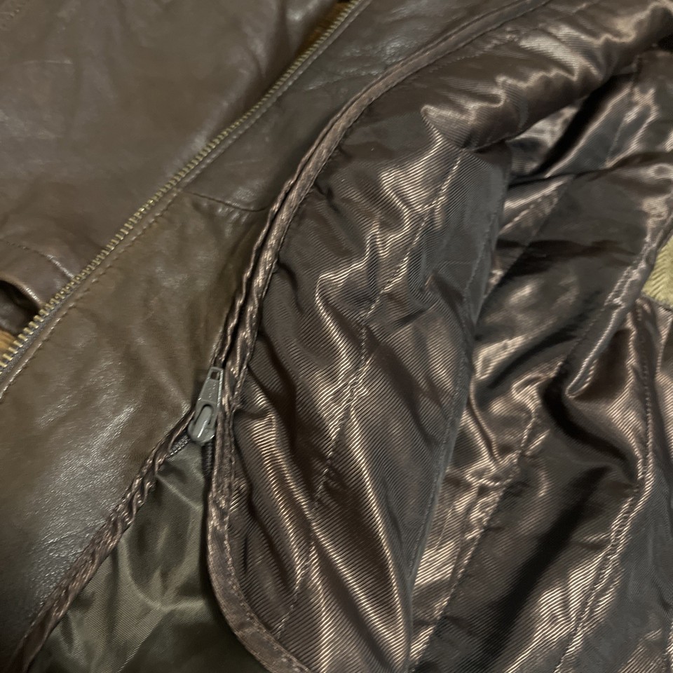 Pelle Studio Leather Jacket Brown Size Xxl Thinsulate Insulation | eBay