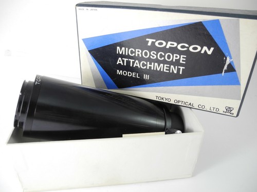 TOPCON MICROSCOPE ATTACHMENT #3 PERFECT UNUSED BOXED NOS | eBay