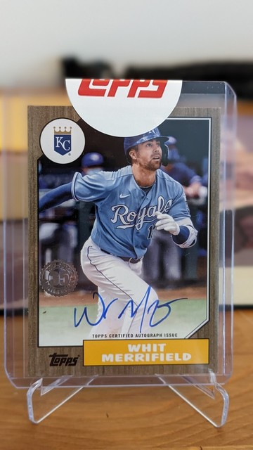 2022 Topps Series 1 - 1987 Topps Baseball Autographs Gold #87BA-WM Whit ...