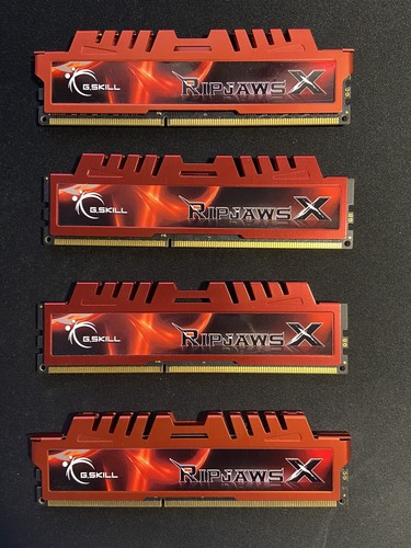 G.SKill Ripjaws X 16 GB (4x4GB) F3-12800CL9D-8GBXL DDR3-1600 Desktop ...