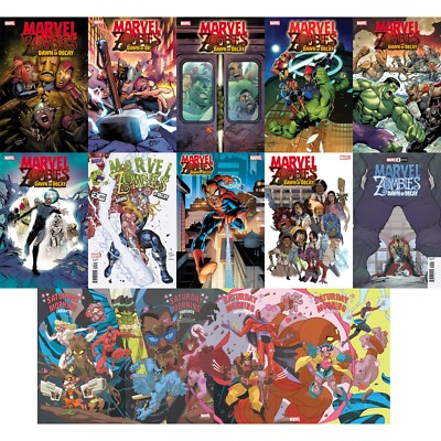 Marvel Zombies: Dawn of Decay (2024) #1 2 3 4 Marvel Comics COVER ...