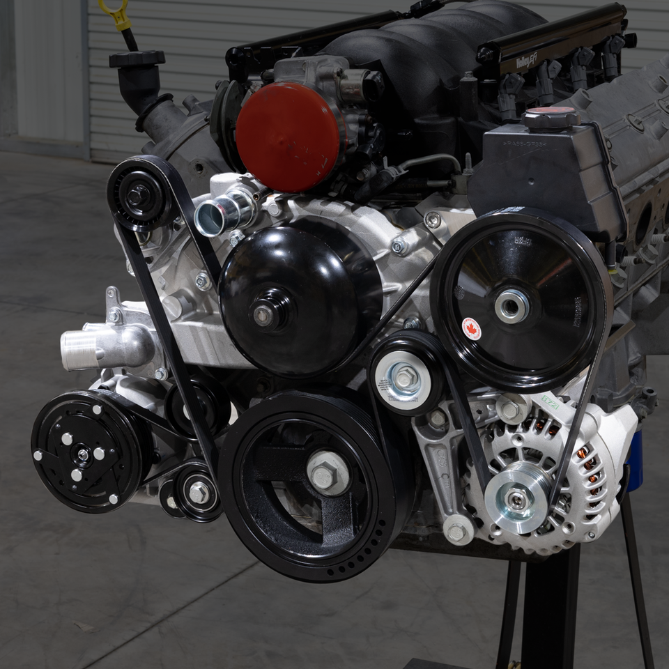 LS Swap LSX Complete LS1 F-Body Front Accessory Serpentine Drive Kit ...