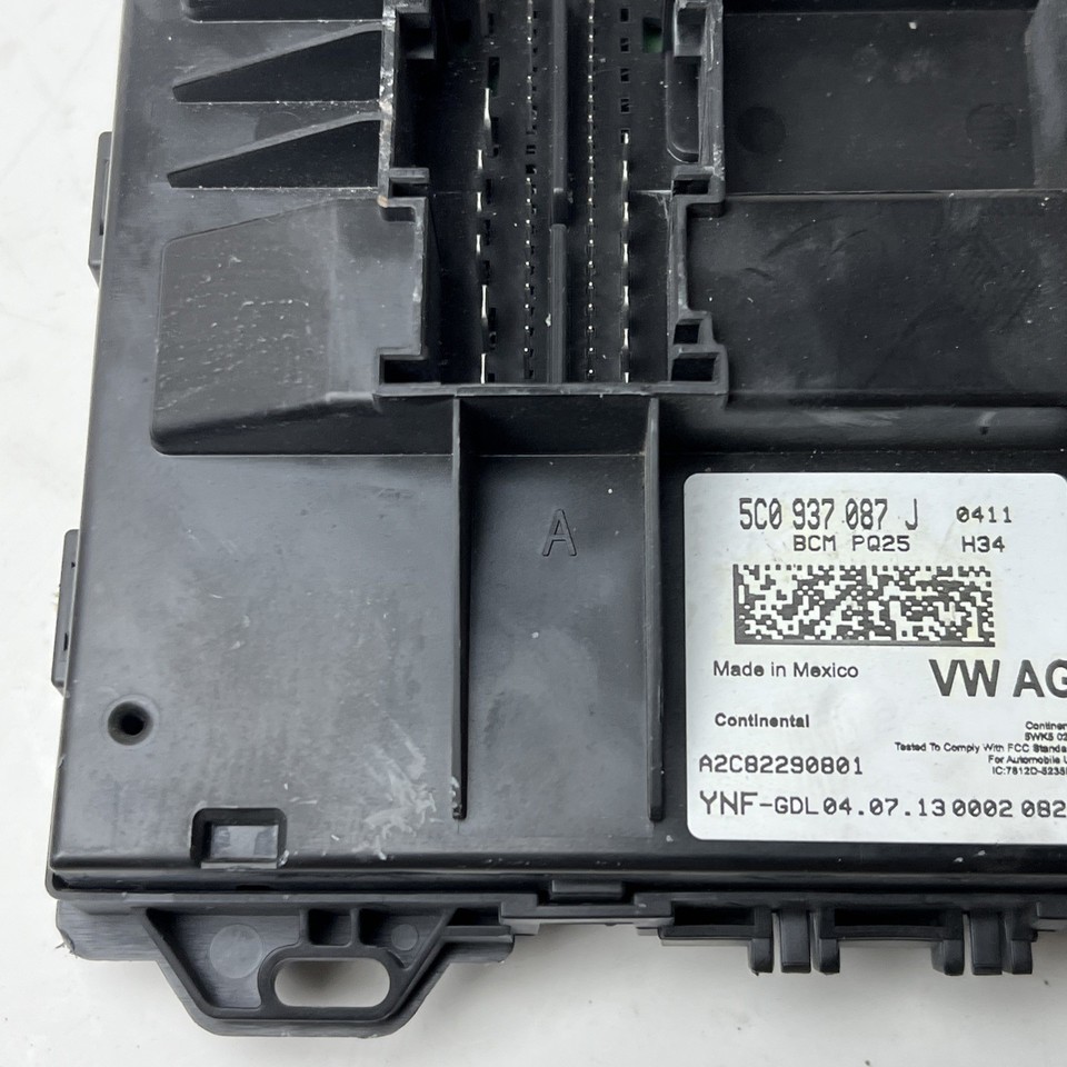 2014 VOLKSWAGEN JETTA BODY CONTROL MODULE COMPUTER UNIT BCM 5C0937087J ...