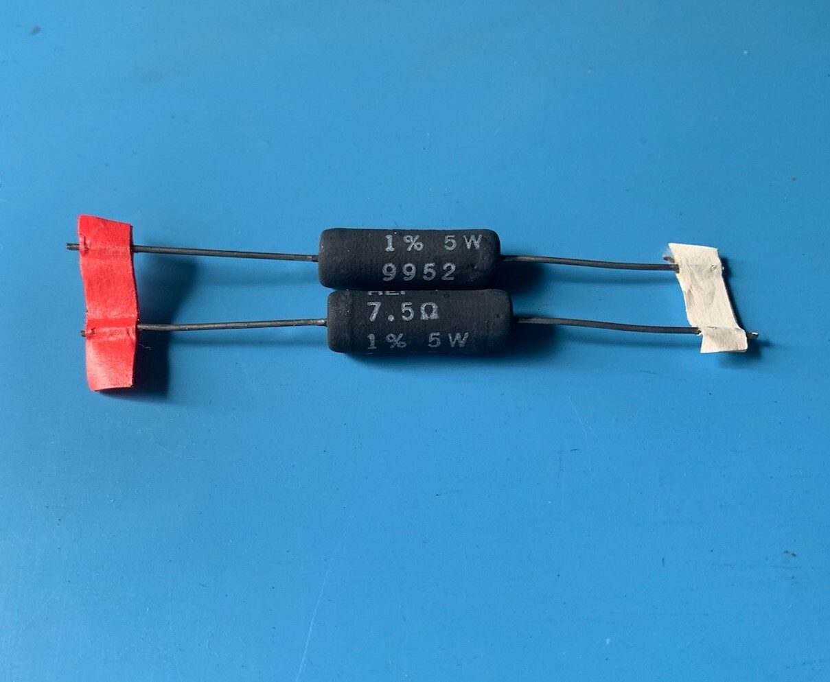 10x 7R5-5W-F H.E.I RESISTOR 7.5 OHM 5W 1% Wire Wound Axial | eBay