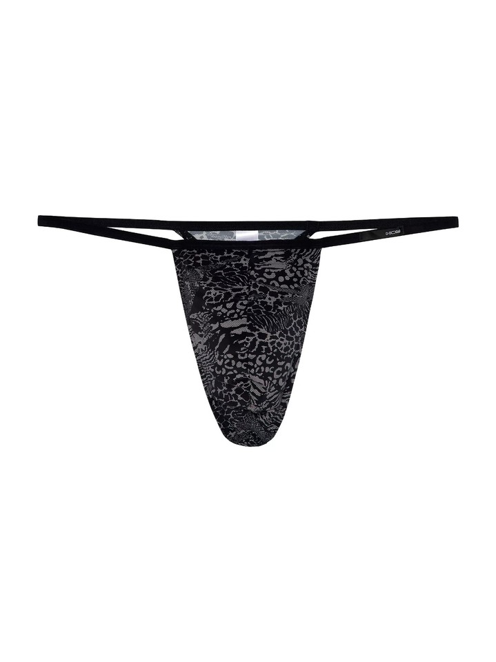 Hom Men Black Nairobi Lace temptation G-string thong underwear size M L ...
