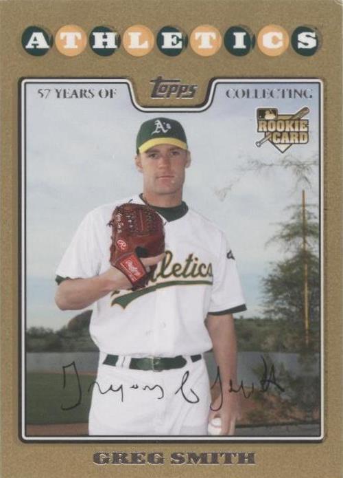 2008 Topps Updates & Highlights - Greg Smith #UH170 Gold /2008 for sale ...