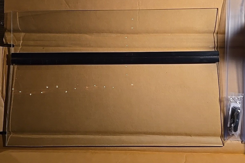 Aqueon Versa-Top Hinged Glass Aquarium Top for 48" split top *one side ...