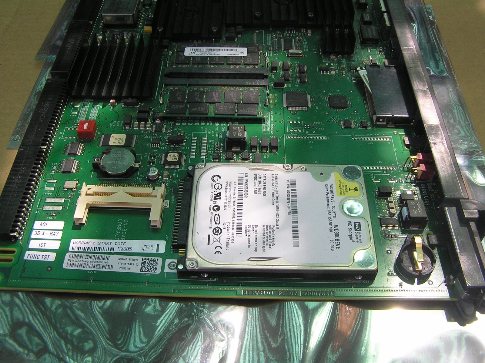 NORTEL MERIDIAN CP-PM CARD CS1000M NTDW61BAE5 + HDD + SECURUTY DONGLE ...