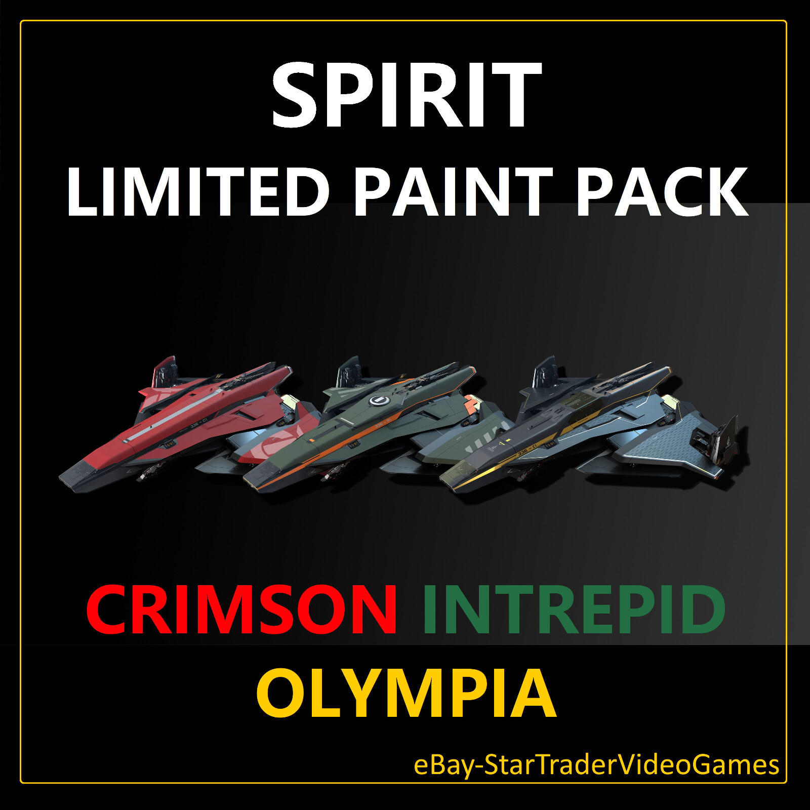 STAR CITIZEN PAINTS - CRUSADER SPIRIT LIMITED PAINT PACK / SKIN | eBay