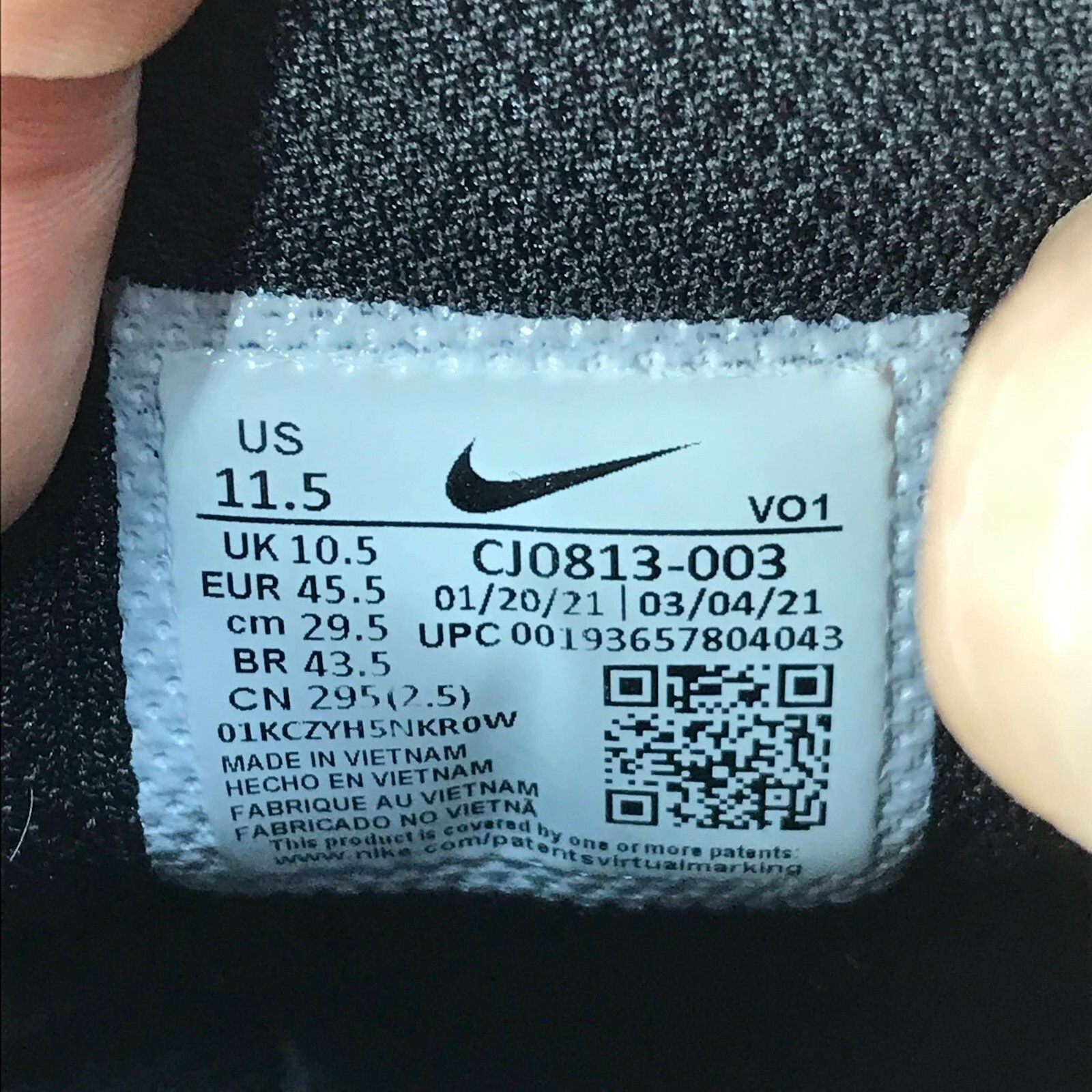 Nike Control Flex 4 Gray Black Training Shoes Low Top… - Gem