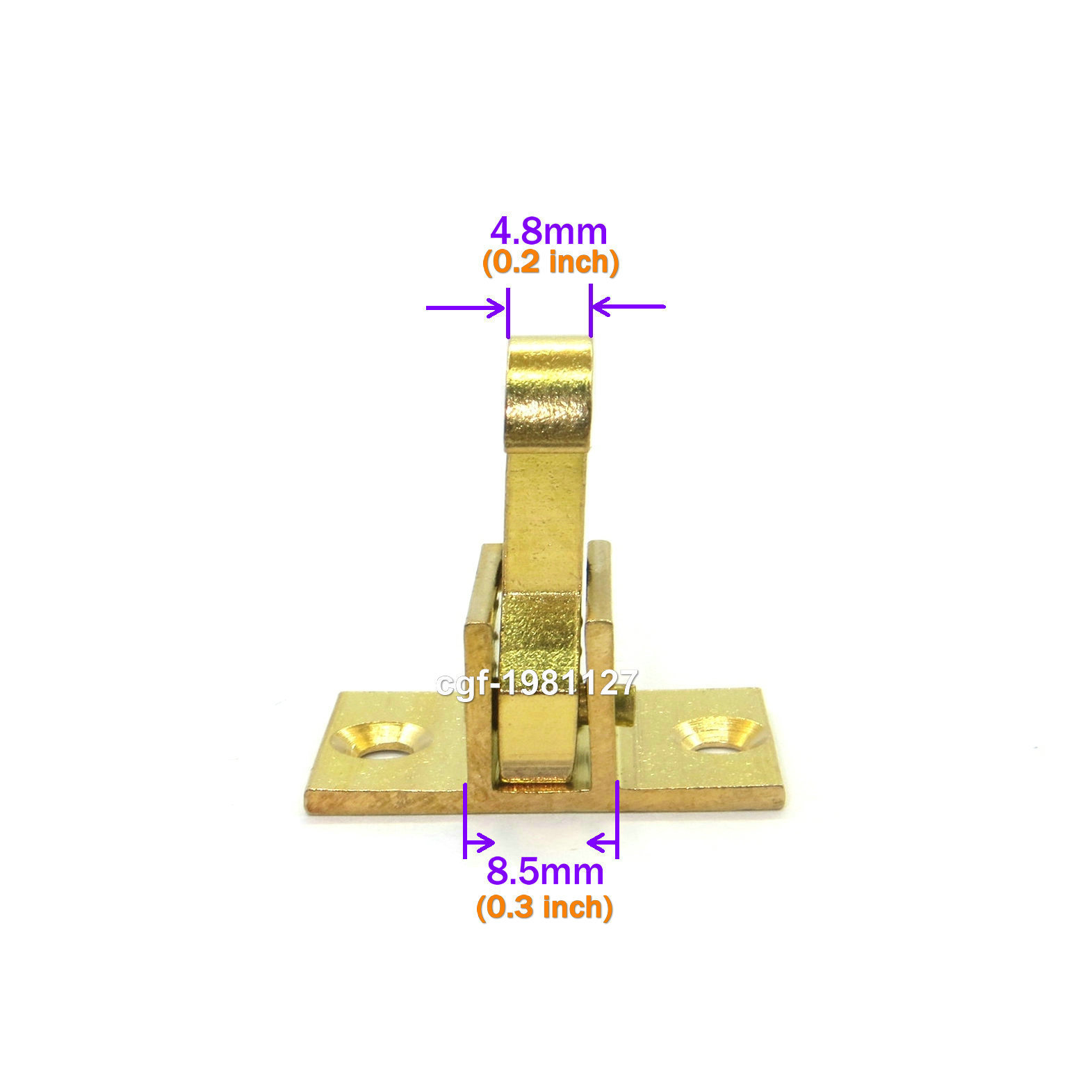 5 Extra Heavy Duty Elbow Latch Cabinet Door / Window Catch - Brass ...