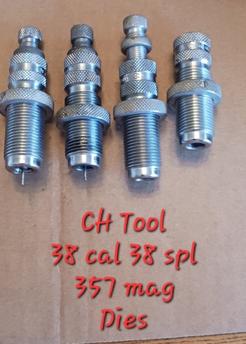 357MAG/38SPL (4) Die Set. Reloading. CH Tool, Vintage. | eBay