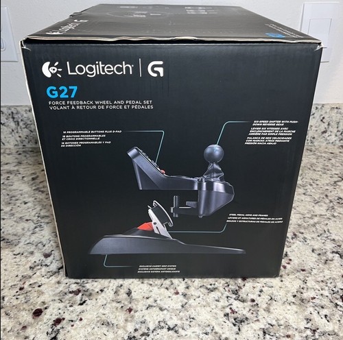 Logitech G27 Racing Wheel - Black for sale online | eBay