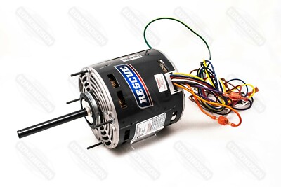 US Motors 5461 Rescue 5.6" Direct Drive Blower Motor, 208-230V, 1/2-1/6 ...