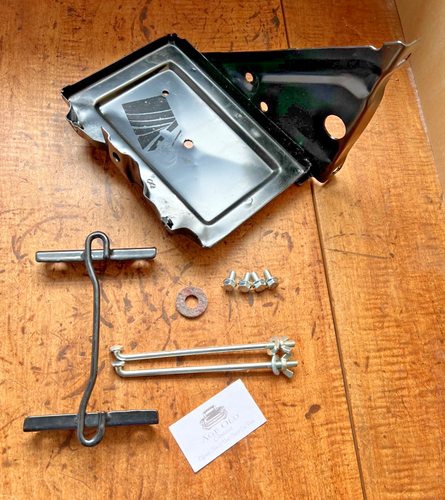 1957 CHEVY BATTERY TRAY BOX KIT WITH HOLD DOWN AND HARDWARE 57 ...