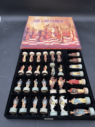 The Chessmen Chess Set Roman Empire Theme (Chess Pieces Only) No Board ...