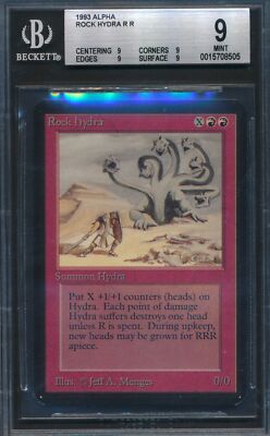 Alpha Rock Hydra BGS 9 Graded Magic MTG (8505) -magicgraders- | eBay