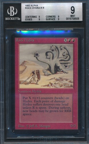 Alpha Rock Hydra BGS 9 Graded Magic MTG (8505) -magicgraders- | eBay