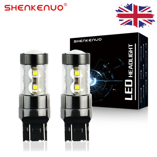 2x 7440 7443 582 580 T20 W21/5W LED Bulb 15W Car Daytime Running Light ...