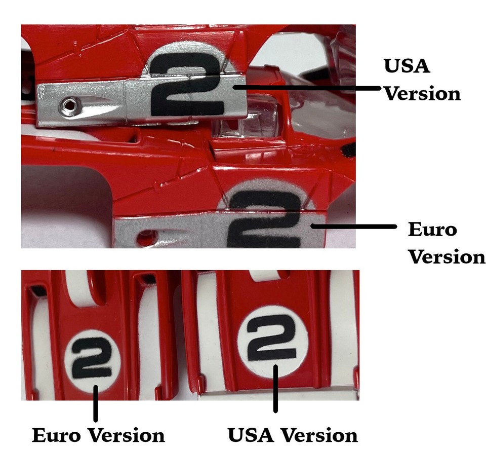 1975 Aurora AFX FERRARI 512M Slot Car BODY-ONLY #1905 RED Engine ...