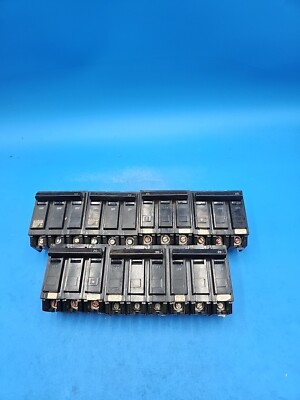 LOT OF 7 GE General Electric THQB32020 3 Pole 20 Amp Circuit Breakers ...