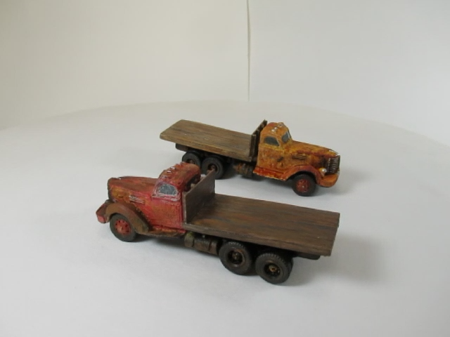 SMC-670 1947 International KB-12 w/Rusted Cab HO-1/87 Scale Clear Resin ...