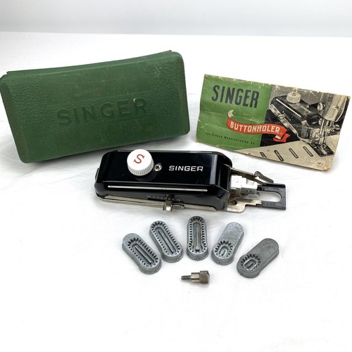 Vtg Singer Sewing Machine Buttonholer/Monogramer Attachment #160506 ...