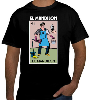 El Mandilon Loteria T-Shirt Mexican Bingo Short Sleeve Gift ...