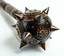 Handmade Carved Wood Ukrainian mace bludgeon Traditioan Dark Bulava 45 ...