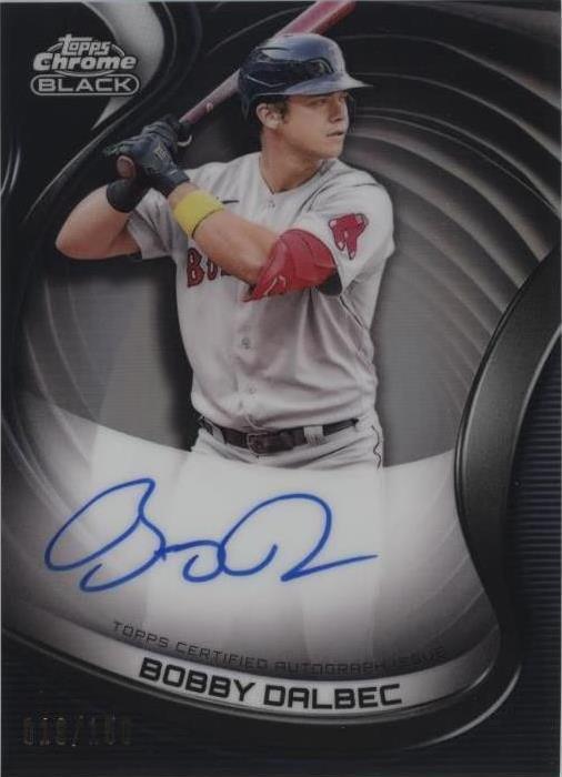 2022 Topps Chrome Black - Autographs Bobby Dalbec #CBA-BD Refractor ...