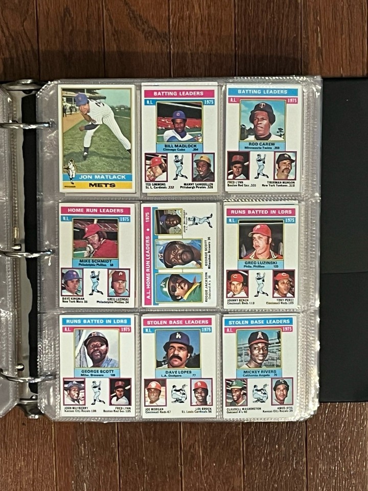 1976 Topps Baseball Complete Set 1-660 NM-MT Nice! + Traded Set (44) IN ...