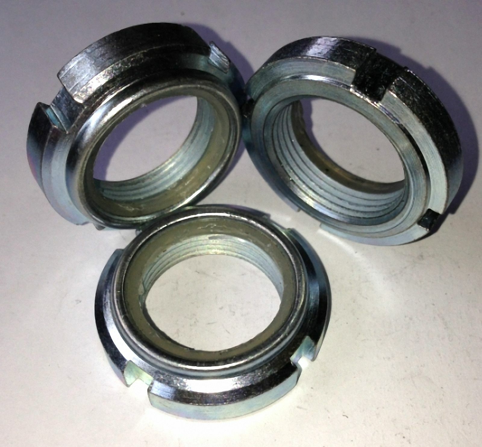 M10 - M90 Right Hand Fine Thread Nylon Locknut Slotted Castle Nut ...