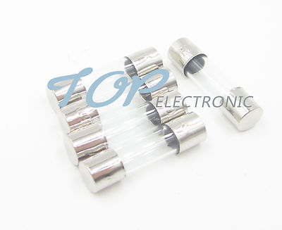 100Pcs/Box 2A 250V Fuses 2 Amp Fast-Blow Fuse 5mm x 20mm F2AL250V Glass ...