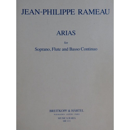 RAMEAU Jean-Philippe Arias Chant Flûte Piano | eBay