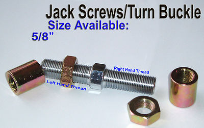 5/8" UNF Thread Adjusters Jack Screw Turnbuckle RH LH Linkage Insert ...