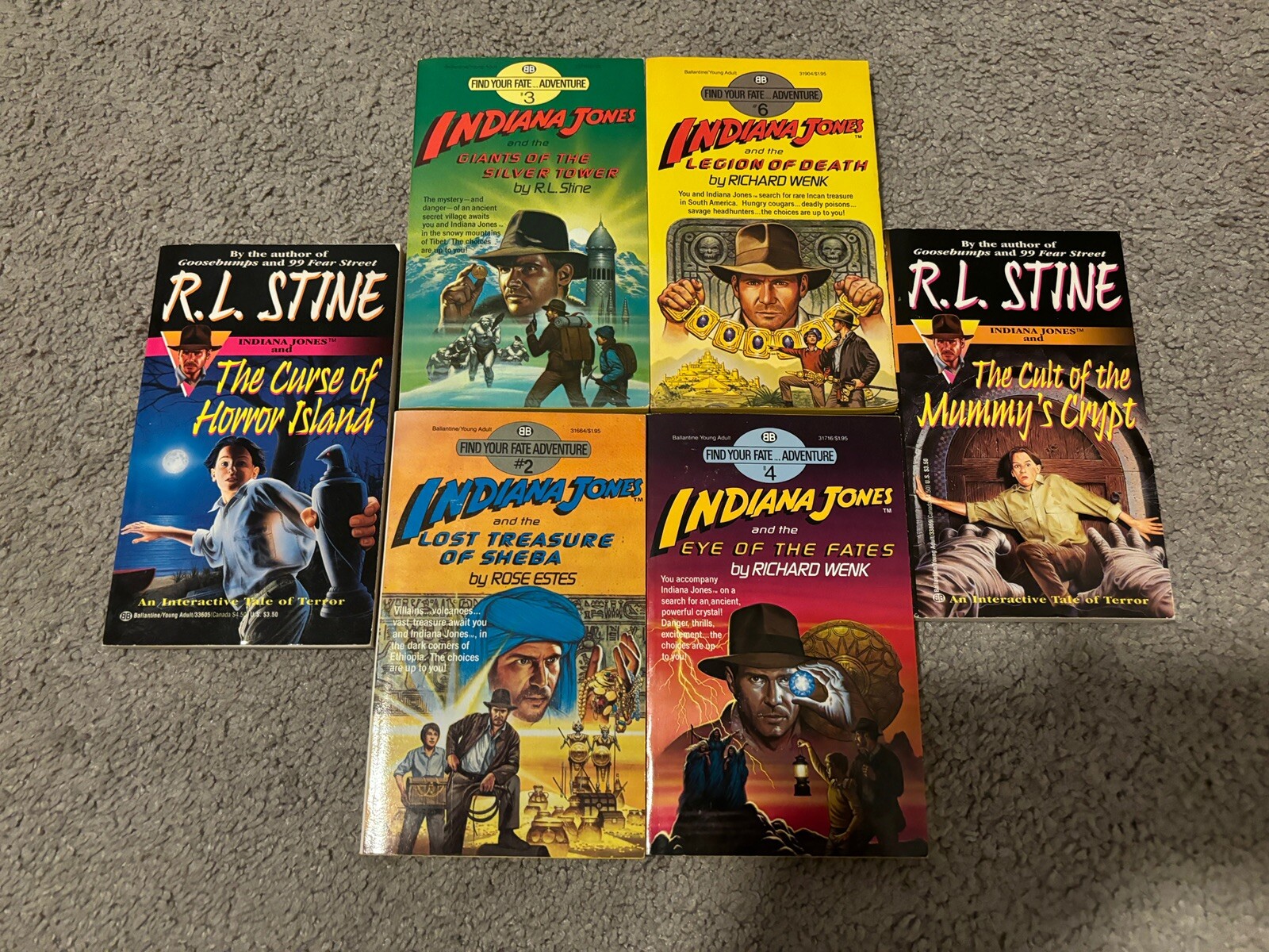 Indiana Jones EXPANDED ADVENTURES Canon & Legends VINTAGE NOVEL BOOK ...