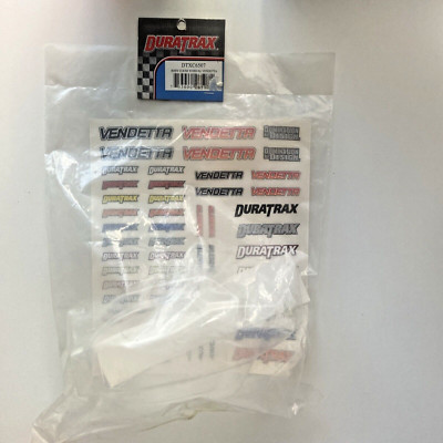 DURATRAX 1/18 SCALE VENDETTA CLEAR BUGGY BODY WITH DECALS NEW OLD ...