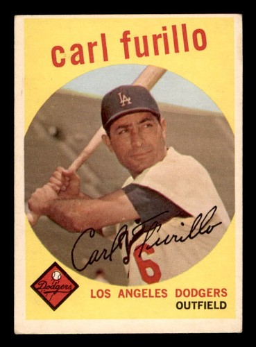 1959 Topps Baseball #206 Carl Furillo VG/EX *e2 | eBay