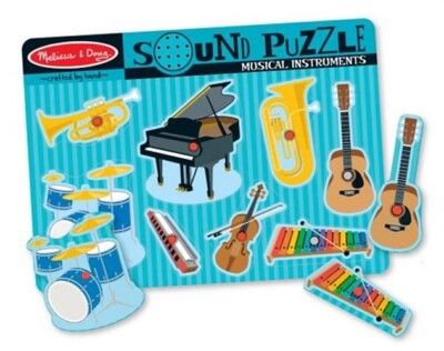 Musical Instruments Sound Puzzle: Puzzles (Wooden) - Sound Puzzles (Toy ...