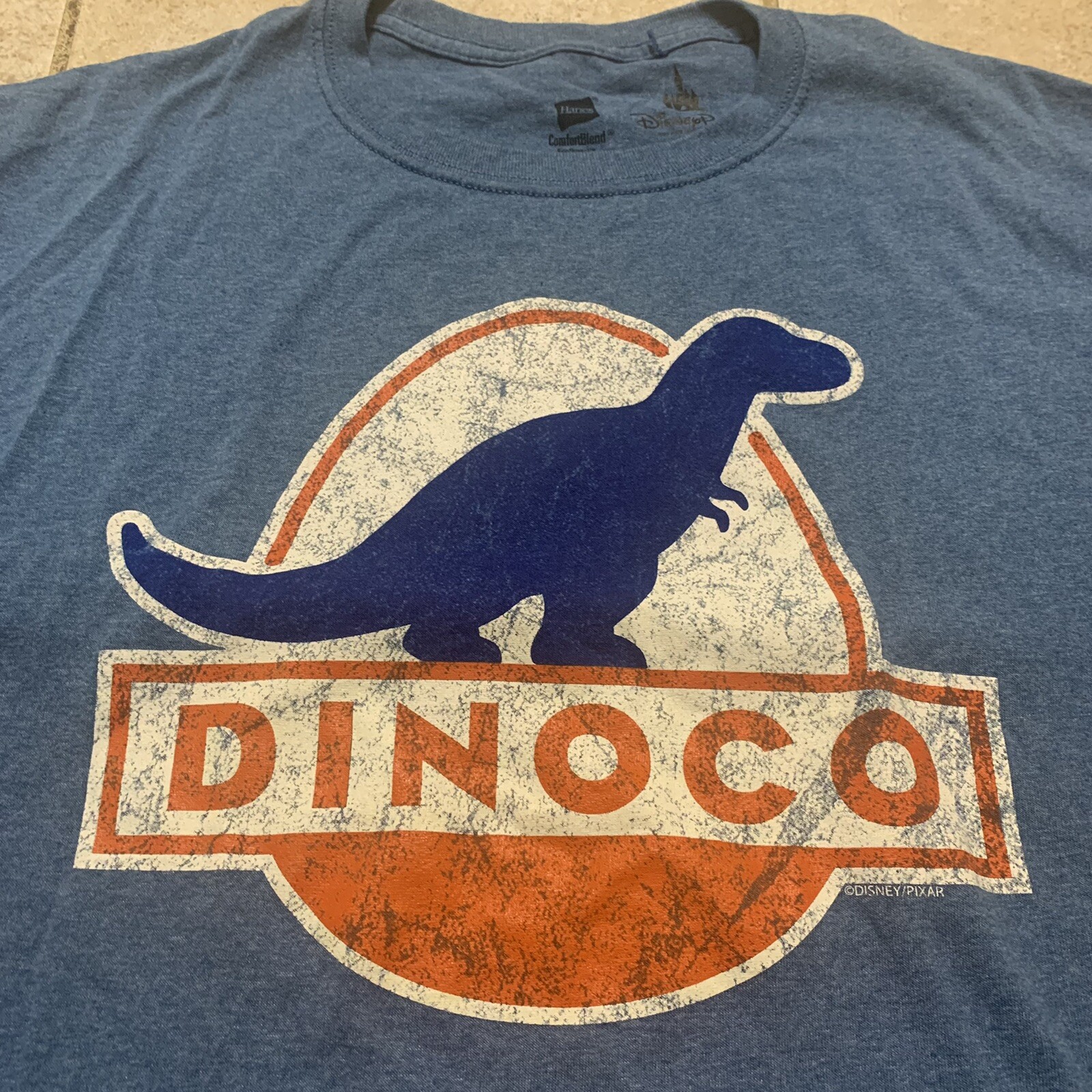 DINOCO Gas Disneyland Pixar CARS LAND MOVIE TEE T SHI… - Gem