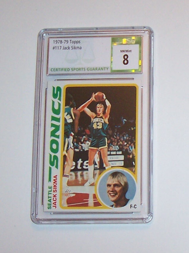 1978-1979 NBA Topps #117 Jack Sikma, Seattle Supersonics (Rookie) | eBay