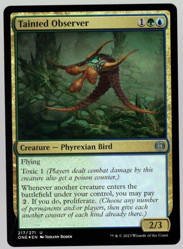 Tainted Observer 217/271 Uncommon Foil All Will Be One MTG Near Mint | eBay