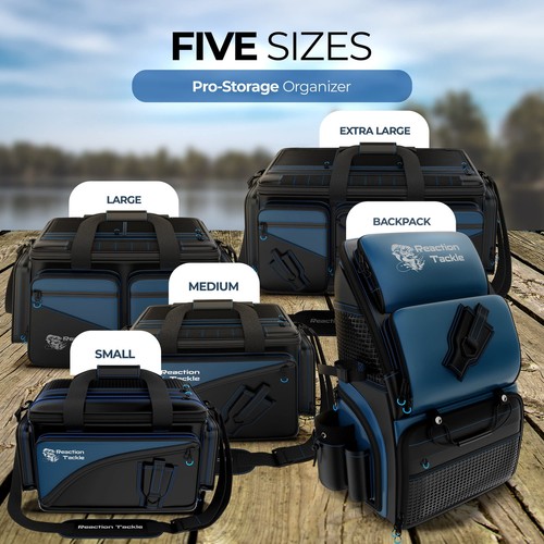 Fishing Tackle Bag – Salt Water Resistant Tackle Box Bag, 1000D PVC ...