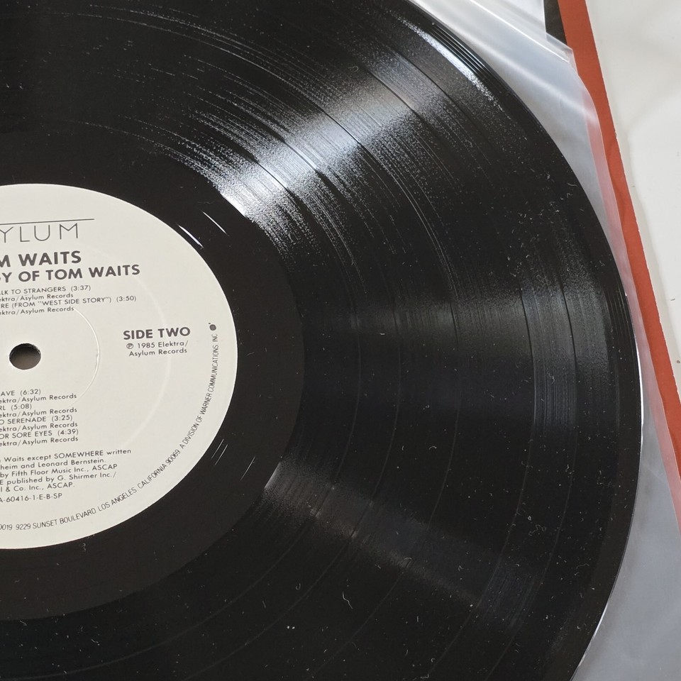 Tom Waits Anthology of Tom Waits WLP Promo Vinyl LP Asylum Records RARE ...