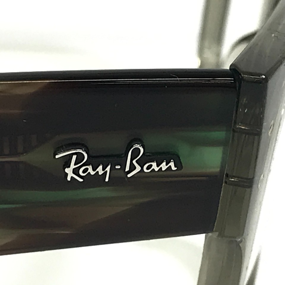 Ray-Ban Eyeglasses Frames RB0840V MEGA WAYFARER 8297 Clear Green Brown ...