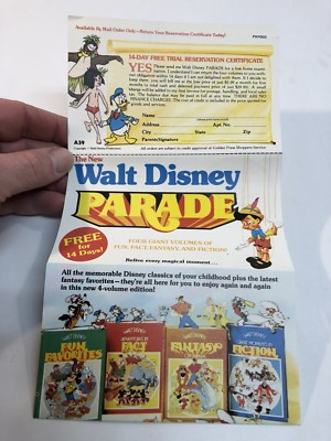 Vintage Walt Disney Mail Away Coupon | eBay