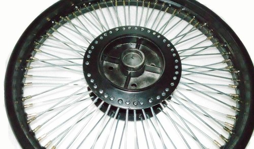 Fits Royal Enfield Bullet 80 SS Spoke Rear Wheel Rim 19'' WM2 Steel ...