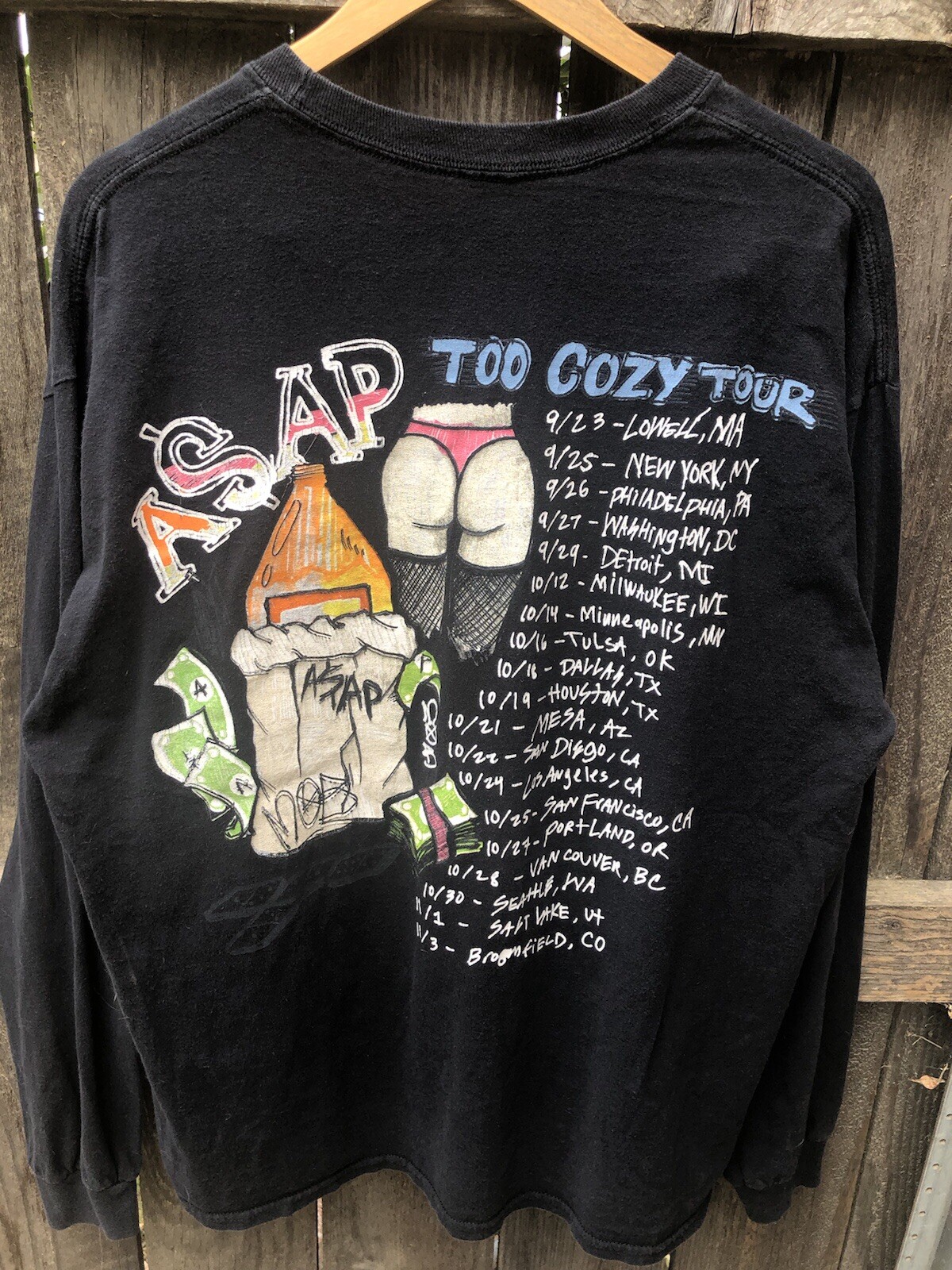 outlet here ASAP Rocky A$AP Mob AWGE Yams Day Rap Hip Hop Tour Merch ...