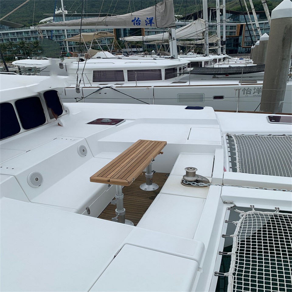 Boat Rectangular Folding Teak Table Top Two Wing 4 Sizes Marine Boat RV ...